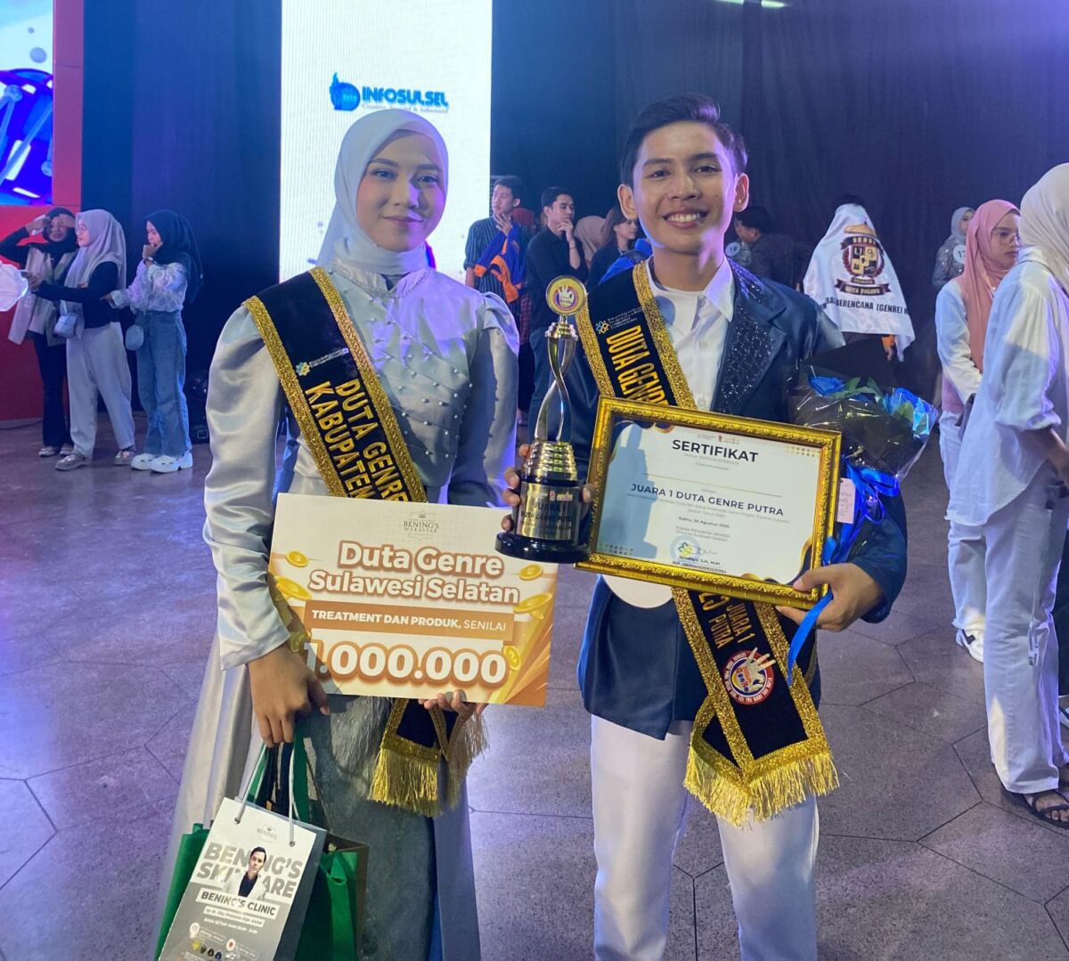 Amin Ahmadi Duta Genre Putra Takalar Raih Juara 1 di Adujak Genre Provinsi Sulawesi Selatan ...