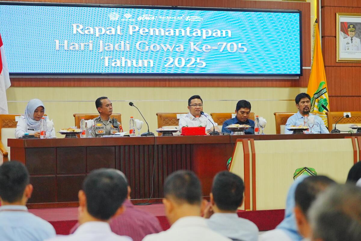 Pemkab Gowa Launching Logo dan Tema Hari Jadi Gowa Ke-705 - KABARIKA